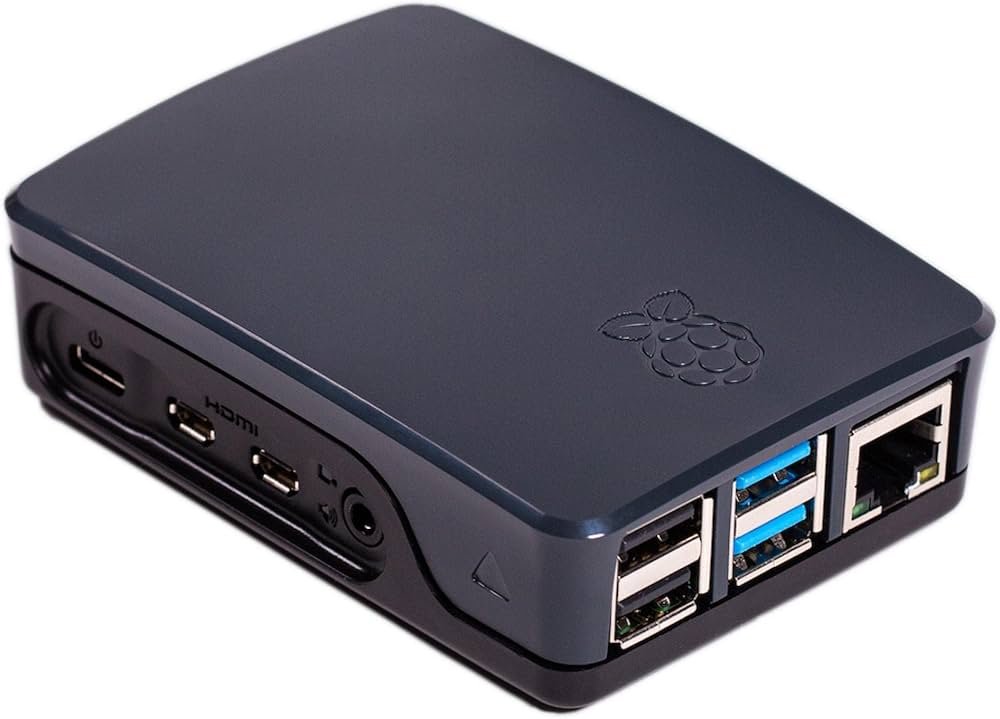 Official Case for Raspberry Pi 4B (black/grey) – SMARTBITBN